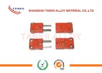 China IEC Standard Yellow Mini Thermocouple Connector Type K T J E N S R B 2 Pin for sale