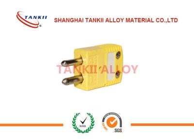 China Standard Type K J Thermocouple Connector Male Female Plug Socket 2 Pin ANSI IEC for sale