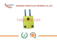 China ANSI Standard Miniature Thermocouple Connector Type J K R S B with Color Coded Body 2 Pin for sale
