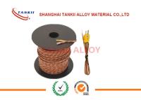 China Thermocouple Extension Wire Type K J T E S 2 Core Unscreened PTFE Sheath 20 AWG 24 AWG for sale