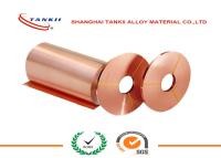 China Pure Copper Metal Sheet 0.1mm x 56mm with 99.9% Cu Content and Climate-Hardiness Properties for sale
