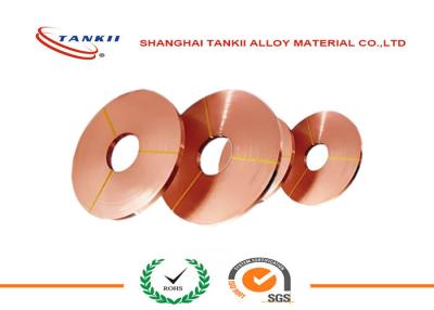 China C1100 Pure Copper Foil 0.075mm x 19mm for Electronics ROHS Compliant for sale