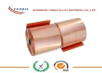 China CuNi1 Copper Nickel Alloy Strip Flat Wire Round Wire Foil Sheet 0.03 Ohm mm2/m Resistivity 8.9 g/cm3 Density for sale
