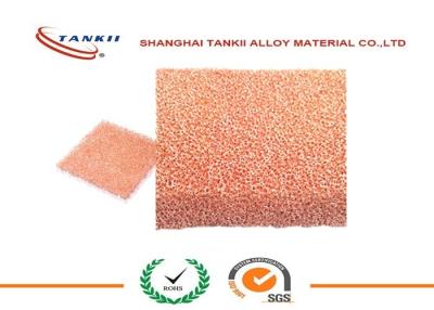 China Porous Copper Foam Metal Sheet 0.3-100mm Thickness 960mm Width for Heat Dissipation and EMI Shielding for sale
