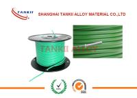 China KX Solid Extension Thermocouple Wire Fiberglass Insulation Red Yellow 2 Conductor for sale