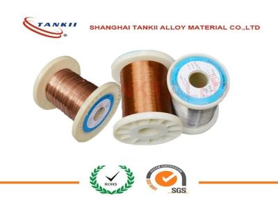 China 0.08mm Manganin Copper Nickel Alloy Wire for Low Voltage Instrumentation with 0.44±0.04 ohm·mm²/m Resistivity and 585 MPa Tensile Strength for sale