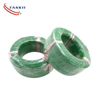 China K Type Extension Thermocouple Wire Fiberglass FEP Insulation 0.2mm2 to 1.5mm2 Green White for sale
