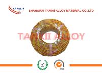 China 0.63mm Fiberglass Insulated Thermocouple Extension Wire Type KX KC EX TX for sale
