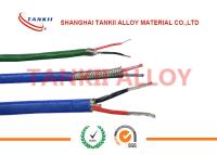 China PTFE Insulated Thermocouple Cable Type JX KX EX with Superfine Bare Wire Conductor 2x0.5mm for sale