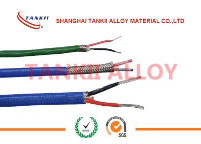 China PTFE Insulated Thermocouple Cable Type JX KX EX with Superfine Bare Wire Conductor 2x0.5mm for sale
