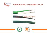 China PTFE Insulated Thermocouple Cable Type K 0.5mm to 1.5mm with SS304 Braiding Screen for sale