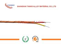 China K Type Thermocouple Cable Fiberglass Vitreous Silica Insulation ANSI 96.1 0.2mm to 1.5mm for sale