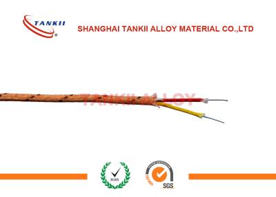 China K Type Thermocouple Cable Fiberglass Vitreous Silica Insulation ANSI 96.1 0.2mm to 1.5mm for sale