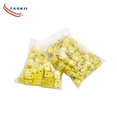 China K-Type Thermocouple Plug and Socket Mini High Temperature 149C 300F Glass Filled Nylon Connector for sale