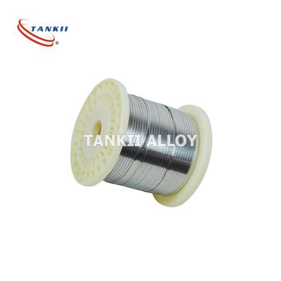 China NiCr 80/20 Nichrome V Heating Flat Ribbon Wire 0.08mm Resistance Alloy N8 2.4869 for sale
