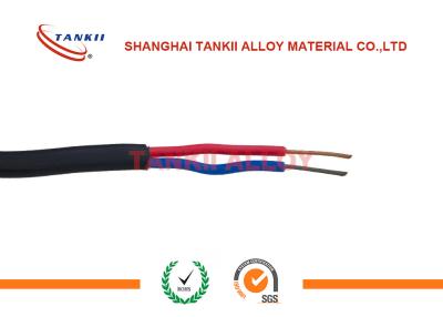 China ANSI Color Code Type E Thermocouple Cable PTFE FEP Insulation Yellow Jacket 2 Conductor for sale