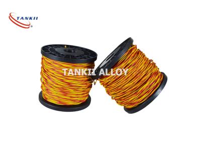China Type J Thermocouple Wire 0.2mm White Extension Alloy for Industrial Temperature Measurement for sale