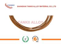 China Type K Single Core Thermocouple Extension Wire 0.5mm with 400℃ Rating - Chromel Alumel Fiberglass Insulated for sale