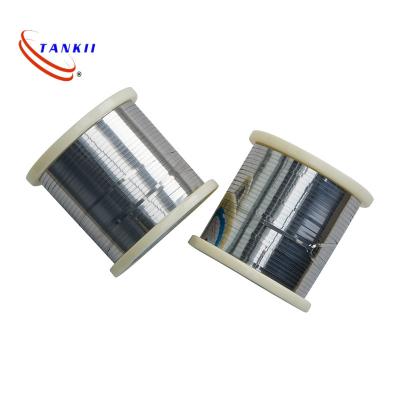 China TANKII NICR8020 NiCr 80/20 Flat Wire 1200C Max Temperature Heating Element Alloy for sale