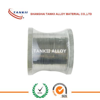 China FeCrAl Alloy Flat Electric Heating Ribbon Wire 5.0x0.3mm with 1300℃ Max Temperature and 1.35±0.06 ohm·mm²/m Resistivity for sale