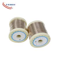China CuNi6 Copper Nickel Alloy Wire 0.15mm Round 0.3x4mm Ribbon Low TCR for Heating Mats for sale