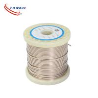 China CuNi6 Copper Nickel Alloy Wire 0.15mm Round 0.3x4mm Ribbon Low TCR for Heating Mats for sale