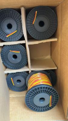 China 24AWG PTFE FEP Fiberglass Insulated Type K Thermocouple Wire 2x0.71mm for sale