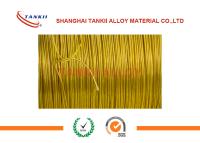 China 0.6mm PTFE Insulation Silver Thermocouple Cable with Kapton Film Jacket - 6000V Puncture Voltage for Temperature Measurement for sale