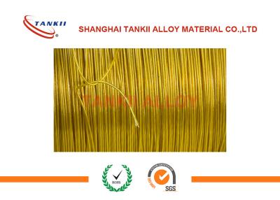 China 0.6mm PTFE Insulation Silver Thermocouple Cable with Kapton Film Jacket - 6000V Puncture Voltage for Temperature Measurement for sale