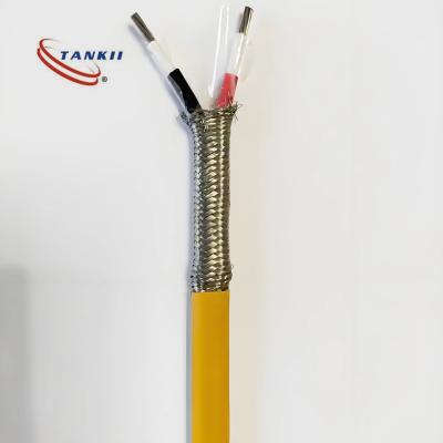 China K Type Thermocouple Wire 14AWG 24AWG 32AWG Chromel Alumel FEP PFA Insulation SS Shielding for sale