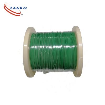 China IEC Standard K Type Thermocouple Cable FEP Insulation 0.5mm Single Conductor Green White for sale