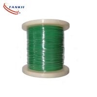 China K Type Thermocouple Cable Green White FEP PTFE PFA PVC Insulation Single Stranded Conductor 2x0.5mm for sale
