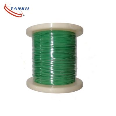 China K Type Thermocouple Cable Green White FEP PTFE PFA PVC Insulation Single Stranded Conductor 2x0.5mm for sale