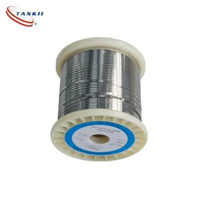 China Ni80Cr20 Nichrome 80/20 Flat Ribbon Wire 0.025-2mm Thickness High Temperature 1200°C for 3D Printer Heater for sale