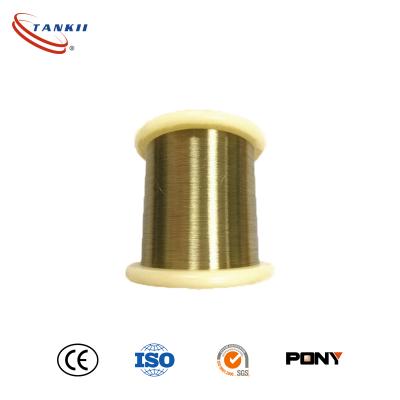 China Enameled Ni80Cr20 wire 0.015mm with good insulation performance for sale
