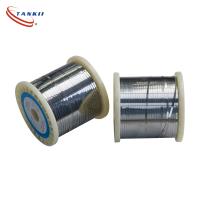 China NiCr80/20 Nichrome Flat Wire with Oxidation Resistance and Stable Electrical Properties for Customized Heating Applications for sale