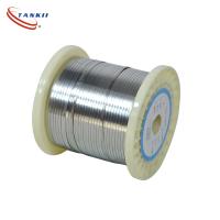 China FeCrAl 145 Flat Wire 1250C Furnace Heating Element Corrosion Resistant Strip for sale