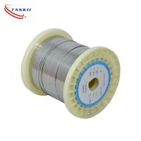 China FeCrAl Alloy Flat Wire 1250°C Max Temperature Bright Surface for Electric Heater Components for sale