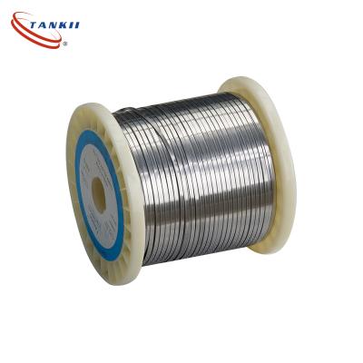 China 0.1*0.2mm CuNi44 Copper-Nickel Alloy Flat Wire for Under Floor Heating Cable - Low Resistance Heating Alloy for sale