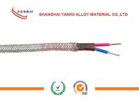 China Solid Core Thermocouple Extension Wire With PTFE / FEP Insulation And SS Screen for sale