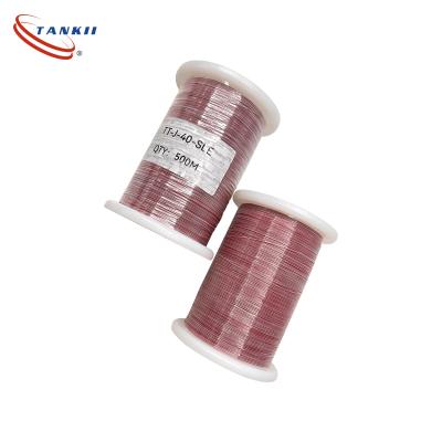 China IEC60584 Class 1 Iron-constantan J Type Thermocouple Cable 40AWG In PFA Insulation  / Jacket For Micro‑component Temperature Monitoring for sale