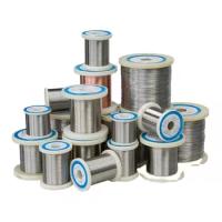 China Constantan CuNi44 Wire with 0.49 Resistivity for Electric Elements in Annealed and Hard State with Bright Surface for sale