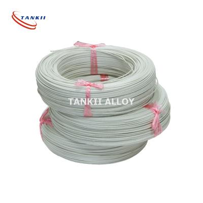 China 0.3mm Silicone Fiberglass Insulated High Temperature Heating Cable 450℃ Single Stranded for sale