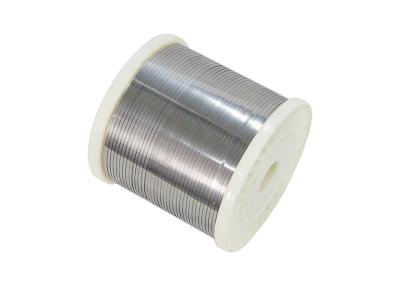 China FeCrAl Alloy 0Cr23Al5 TANKII D Electric Heating Resistance Flat Wire 0.1mm for sale