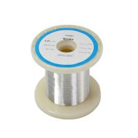 China High Conductivity Corrosion Resistant Silver Plated Copper Wire with 0.10mm Diameter for Electronic Components for sale