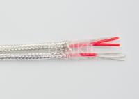 China 20AWG PT100 RTD Cable 3 Core Tinned Copper 7x0.3mm Rubber PVC Fiberglass Insulated for sale