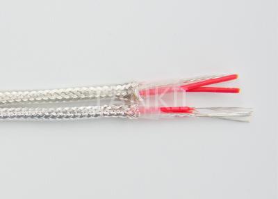 China 20AWG PT100 RTD Cable 3 Core Tinned Copper 7x0.3mm Rubber PVC Fiberglass Insulated for sale