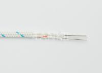 China K Type Solid Thermocouple Wire 24 AWG 26 AWG Single Fiberglass Insulation 260°C for sale