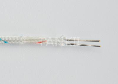 China Fiberglass Insulated 24AWG K Type Thermocouple Extension Wire 1000°C High Temperature for sale