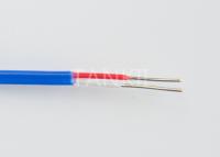 China 200 Degrees FEP Insulated Thermocouple Cable Type J K T E Solid / Stranded Conductors for sale
